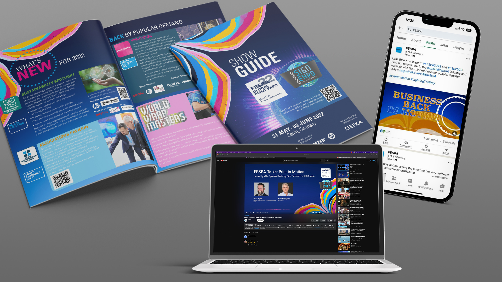 Visual content to drive exhibition promotion | AD Communications